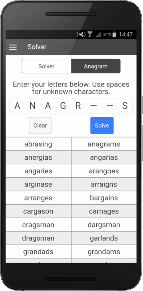 Crossword Solver CS A Crossword Solver App For Android Crossword Solver CS A Crossword Solver App For Android